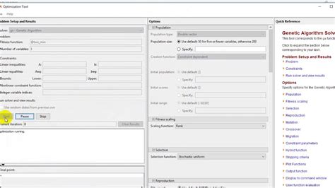 Genetic Algorithm Matlab Example Nosound Youtube