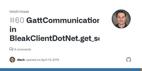 gattcommunicationstatus unreachable in bleakclientdotnet get services