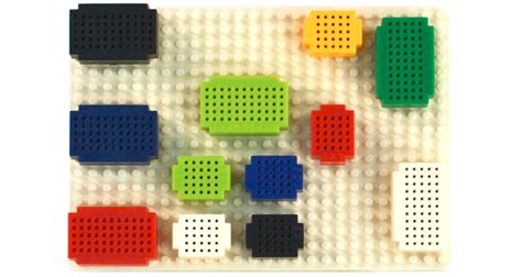 Buy Multi Color Block Building Breadboard Kit Online In India Fabtolab