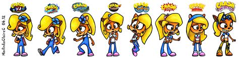 Coco Bandicoot Evolution By Madinkaclairec On Deviantart