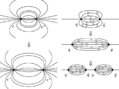 Schematic Representation Of Effect Without Qed Left And With Qcd