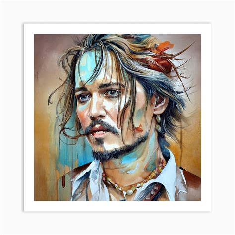 Johnny Depp Art Print By Islanovella Fy