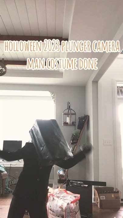 Plunger Cameraman Costume Done Youtube