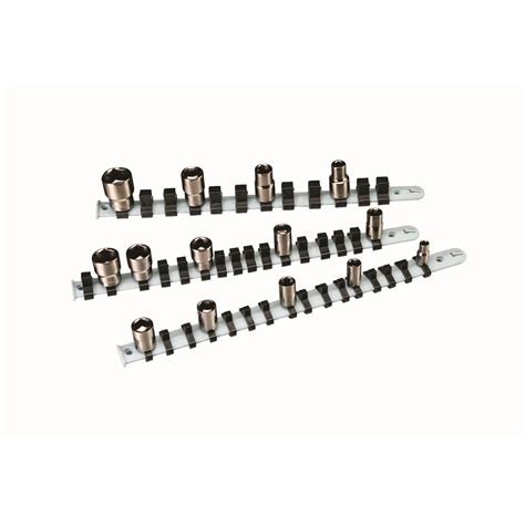 3 Piece 14 38 And 12 Socket Rail Set