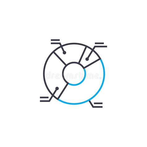 Legend Of The Diagram Vector Thin Line Stroke Icon Legend Of The