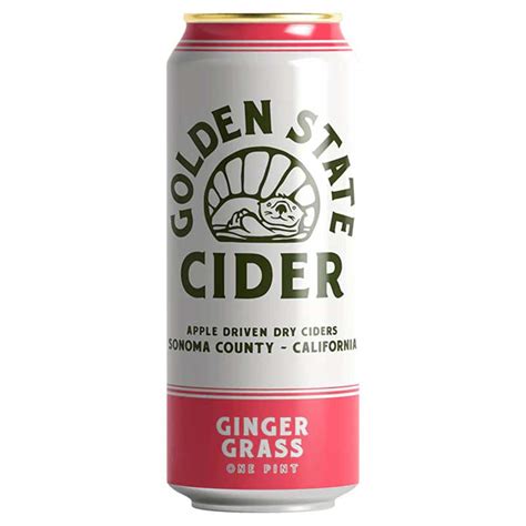 Golden State Ginger Grass Dry Cider 4pk 16ozcans The Bottle House