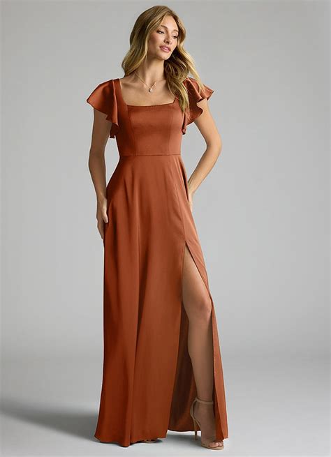 Copper Bridesmaid Dresses Azazie