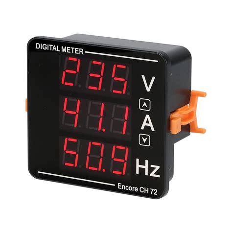 3 в 1 AC50-500V AC1-120A 10-99.9 Гц вольтметр, измеритель частоты ...