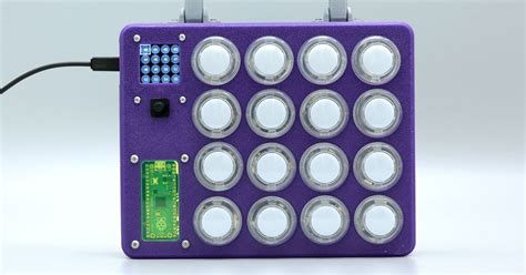 Diy Midi Controller With Led Arcade Buttons And Raspberry Pi Pico By