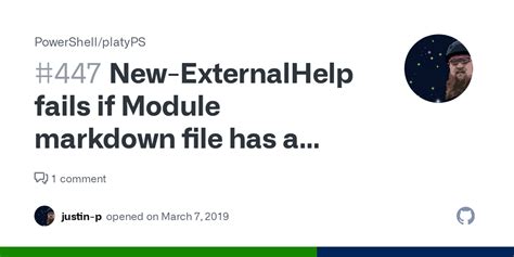 New Externalhelp Fails If Module Markdown File Has A Dash At