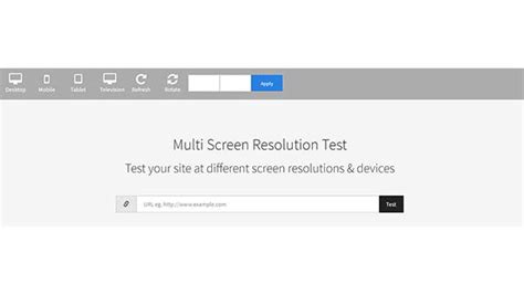 Test Your Site At Different Screen Resolutions Devices Sizes