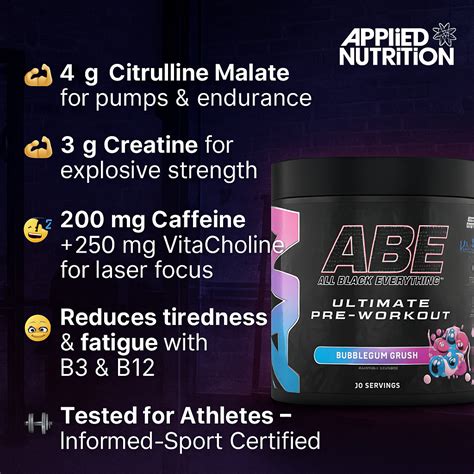 Abe Pre Workout Uk All Black Everything Applied
