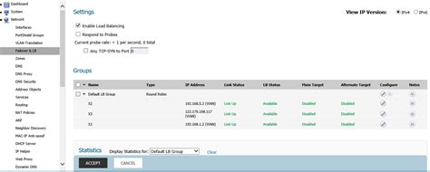 wan failover and load balancing in sonicwall