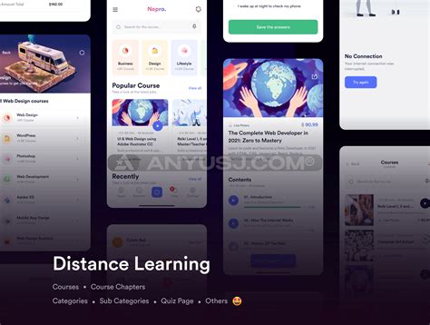 现代极简多用途多功能手机移动html5网站应用程序app页面设计ui套件nepro Multipurpose Mobile Html5