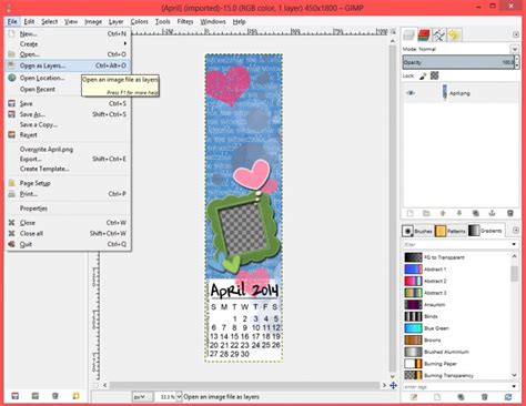 How To Layer And Size Images In Gimp