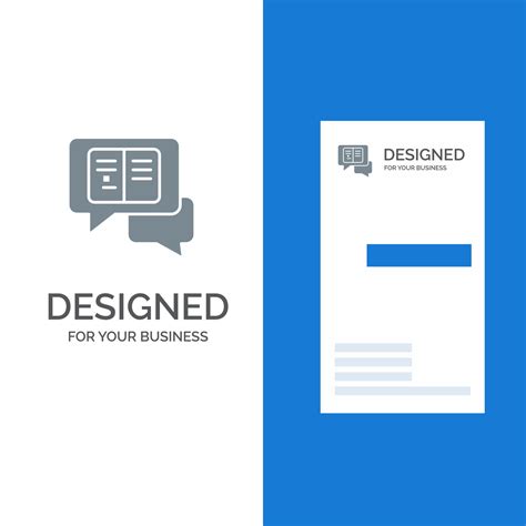 chat messages popup sms grey logo design and business card template