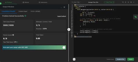 Gfg160 Day26 Geekstreak2024 Coding Geeksforgeeks Gfg Algorithms