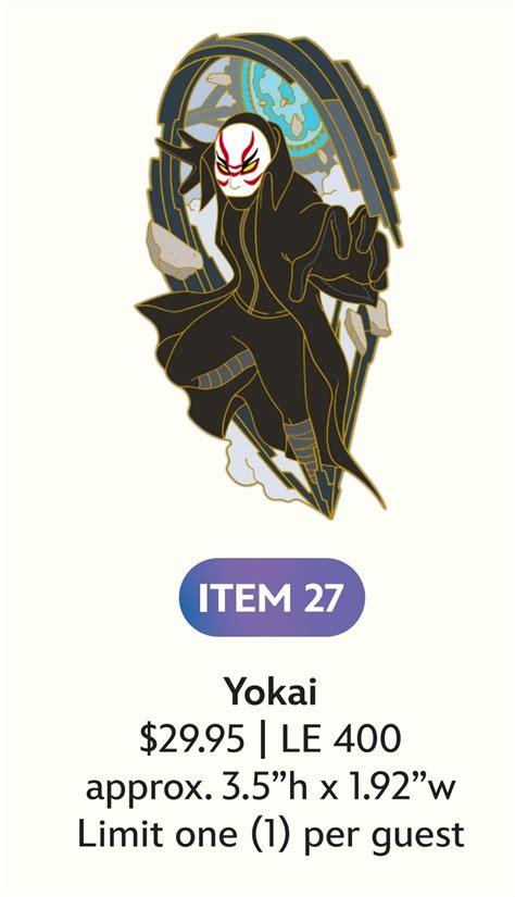 Yokai Disney Villains Wdi Pin Le 400 Daisypins