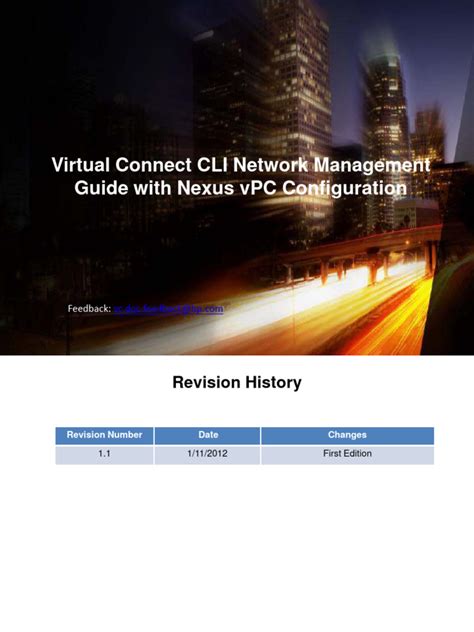 Virtual Connect Cli Network Management Guide With Nexus Vpc