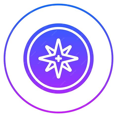 Premium Vector Army Compass Vector Illustration