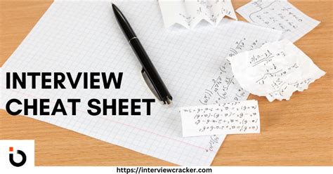 Job Interview Cheat Sheet A Comprehensive 10 Step Checklist