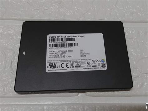 SSD SamSung PM871B 256G 2.5inch SATA 3 ( SSD samsung 860 EVO OEM) - NEW ...