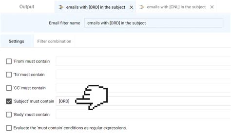 Filtering Incoming Emails Email Parser Software