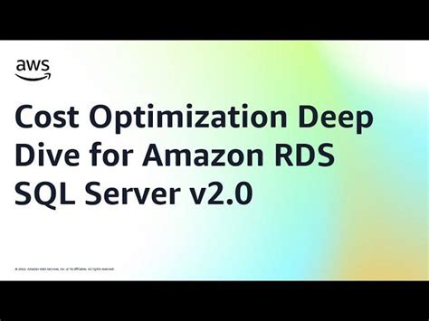 Camilo Leon On Linkedin Cost Optimization Deep Dive For Amazon Rds Sql