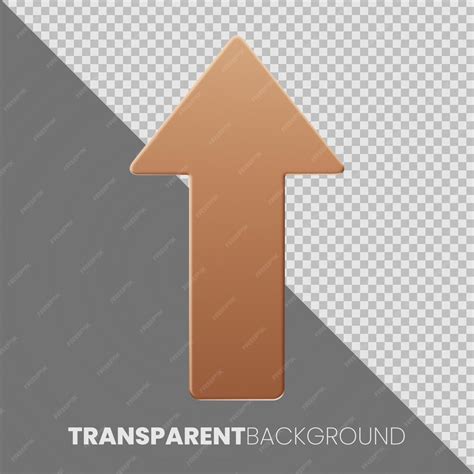 Premium Psd Premium Arrow Icon 3d Rendering On Isolated Background Png