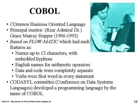 history of programming languages cmsc 331 some material