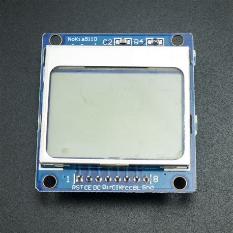 Lcd Nokia 5110 Para Arduino Vistronica Sas