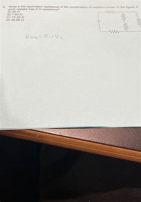 Answered 4 What Is The Equivalent Resistance Of… Bartleby