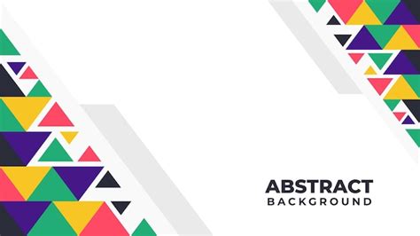 Premium Vector Geometric Colorful Abstract Modern Background Design