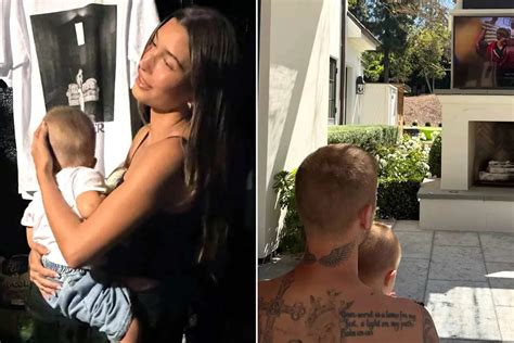 Justin Bieber Watches His Documentary With ”son Jack Blues 19 Months
