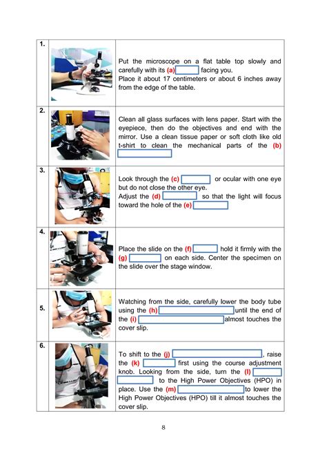 1 Grade 7 Q2 Module 1 Parts And Functions Of The Compound Microscope And Its Manipulation 2nd