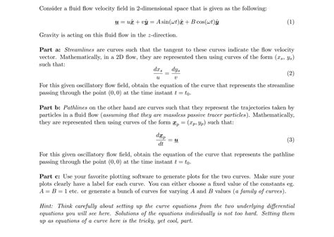 [solved] Consider A Fluid Flow Velocity Field In 2 Dimensio