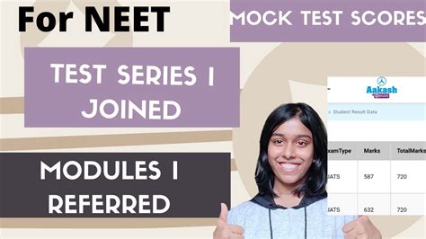 My Neet Mock Test Score Test Series I Joined Right Time To Give Full