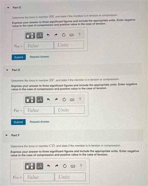 Solved In Set P1 6kn And P2 10kn Determine The Force In