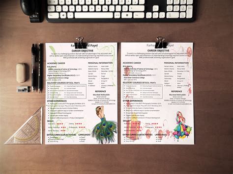 Resume CV Design On Behance