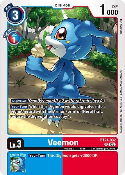 Veemon Digimon Cards — Card List And Prices 2026 Tcg Stacked