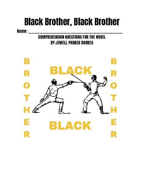 Black Brother Black Brother Chapter By Chapter Comprehension Questions