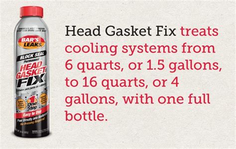 Fixing Your Blown or Leaking Head Gasket in One Affordable Easy Step - Bar's Leaks