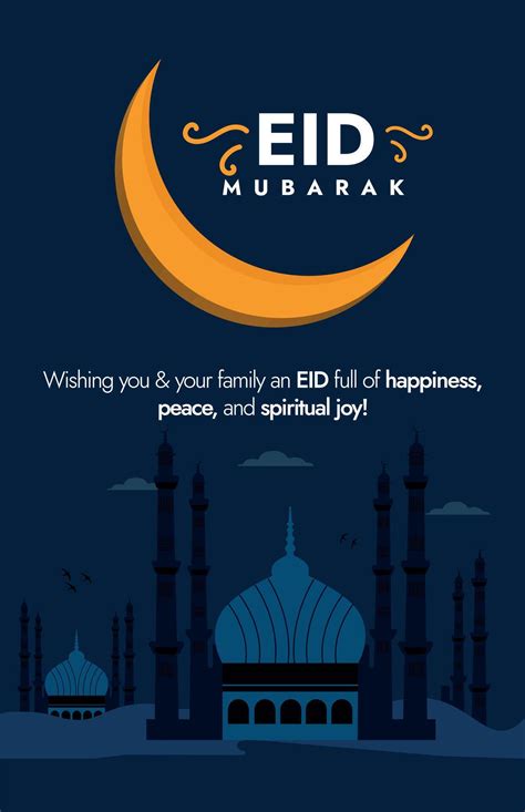 Eid Mubarak Eid Mubarak Greeting Card Banner Story Post With Mosque