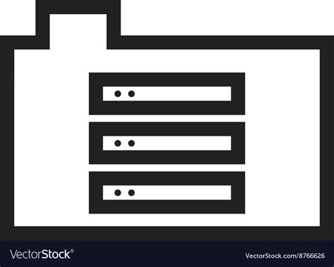 Data Folder Royalty Free Vector Image Vectorstock Data Folder Royalty Free Vector Image Vectorstock