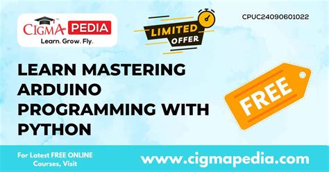 learn mastering arduino programming with python free udemy course cigma pedia