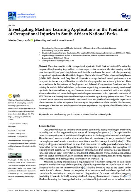 Pdf Machine Learning And Knowledge Extraction