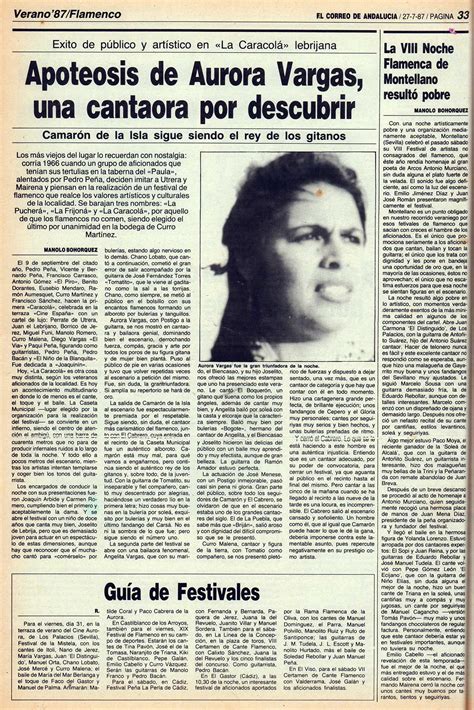 Críticas 2 La Gazapera El Blog Flamenco De Manuel Bohórquez