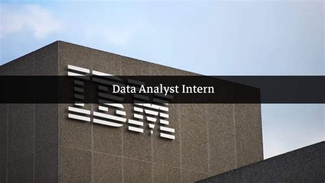 Ibm Is Hiring Data Analyst Intern 25kmonth At Ibm Talentd