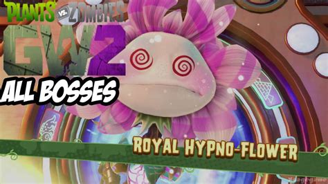 Plants Vs Zombies Garden Warfare 2 All Bosses Youtube