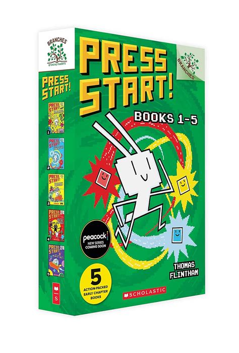 Press Start Books 1 5 A Branches Box Set 9781338830705